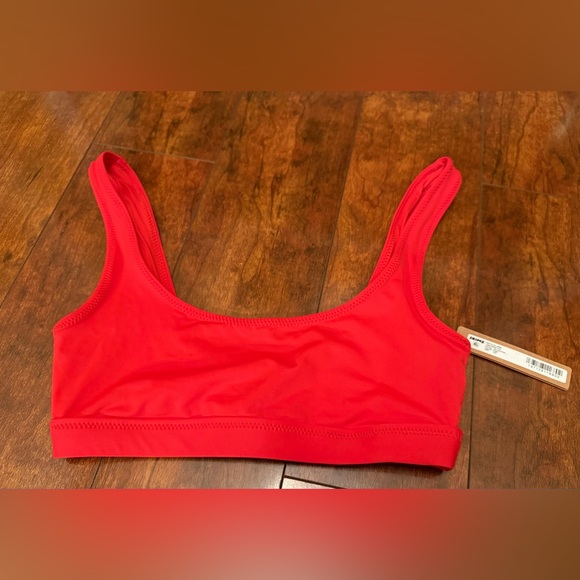 SKIMS | Swim | Skims Recycled Swim Tank Bikini Top In Ruby | Poshmark